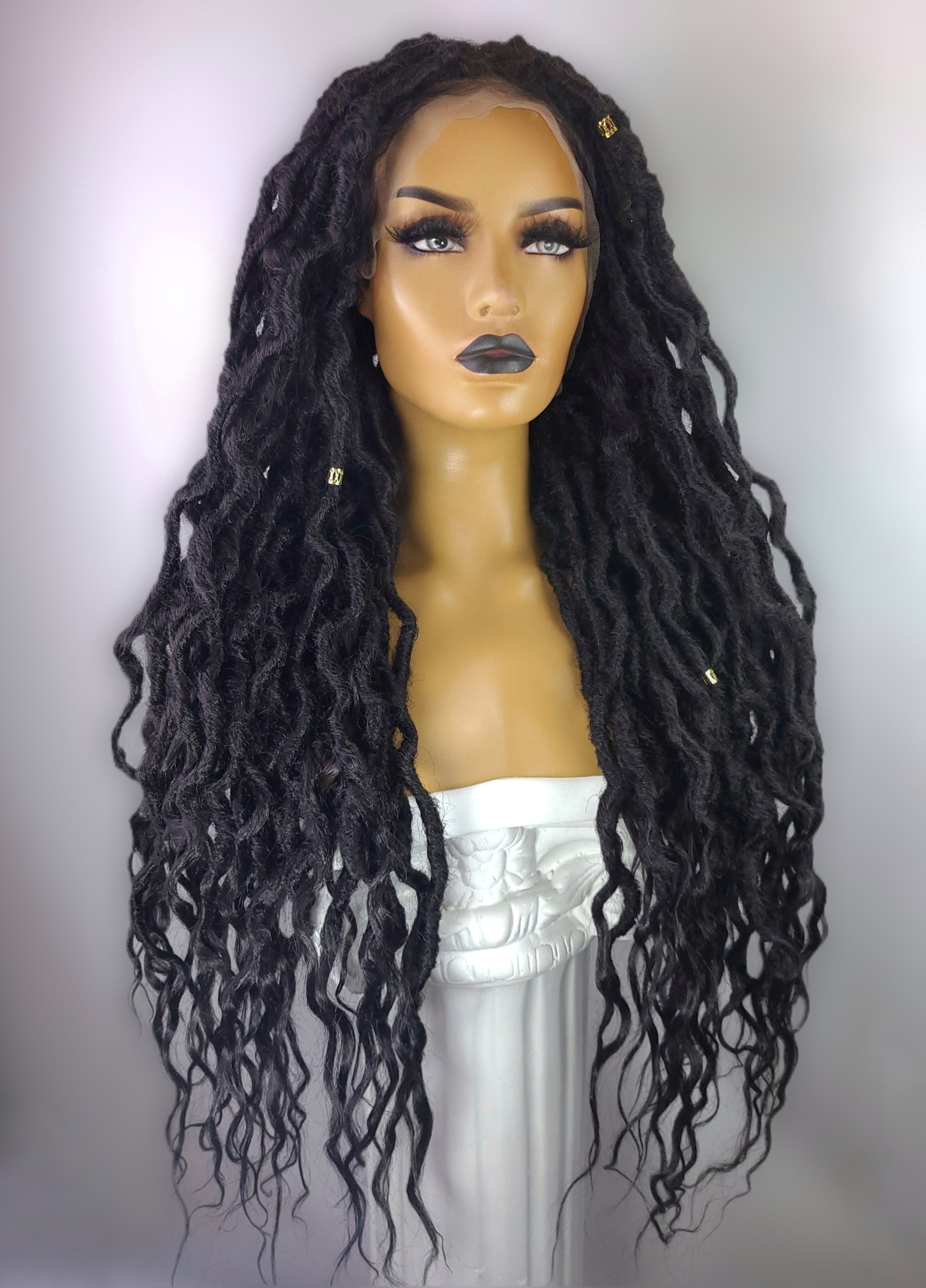 Boho Locs Lace Frontal Wig 30" – Celebrity Hair For Less