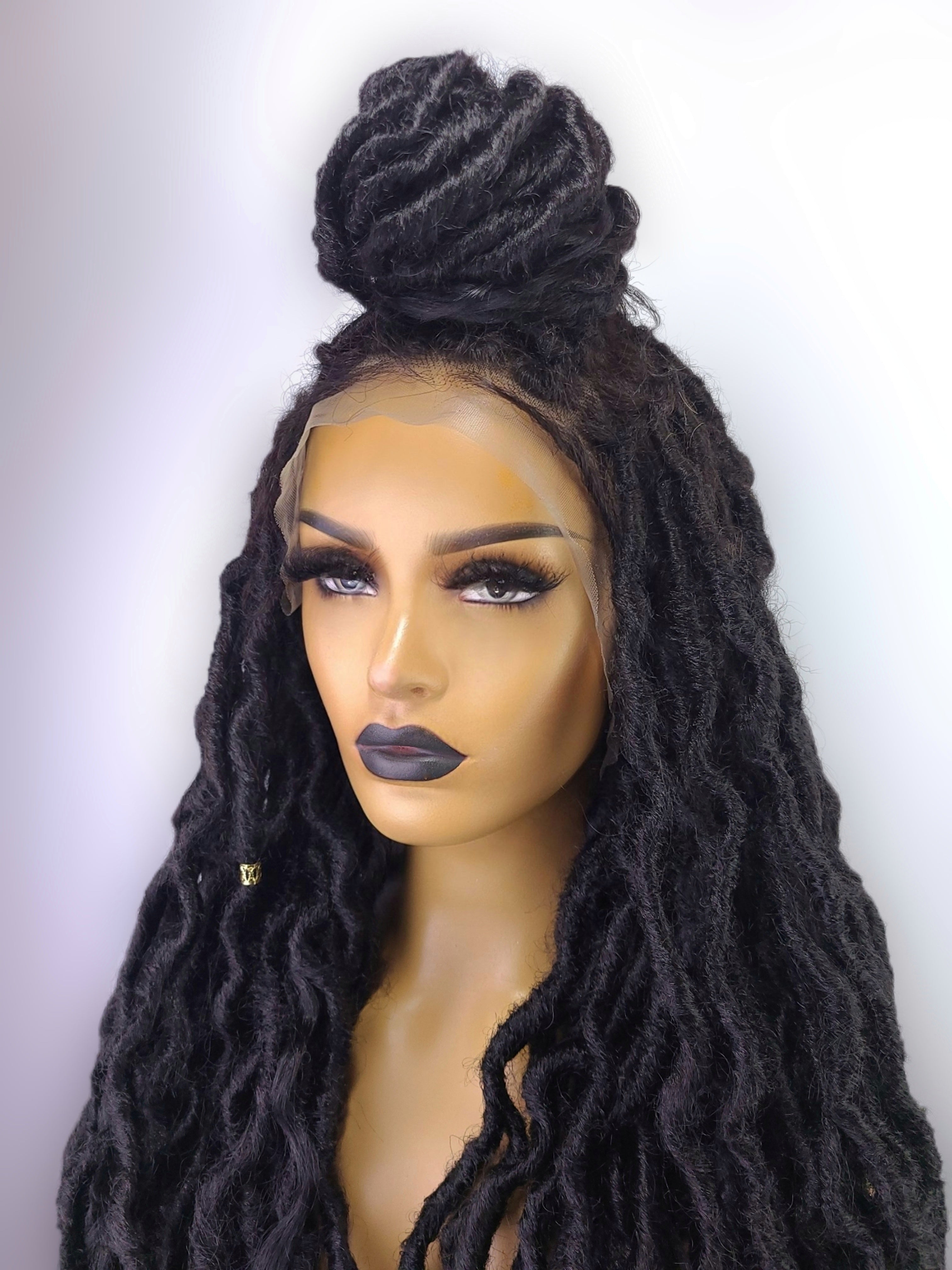 Boho Locs Lace Frontal Wig 30" – Celebrity Hair For Less